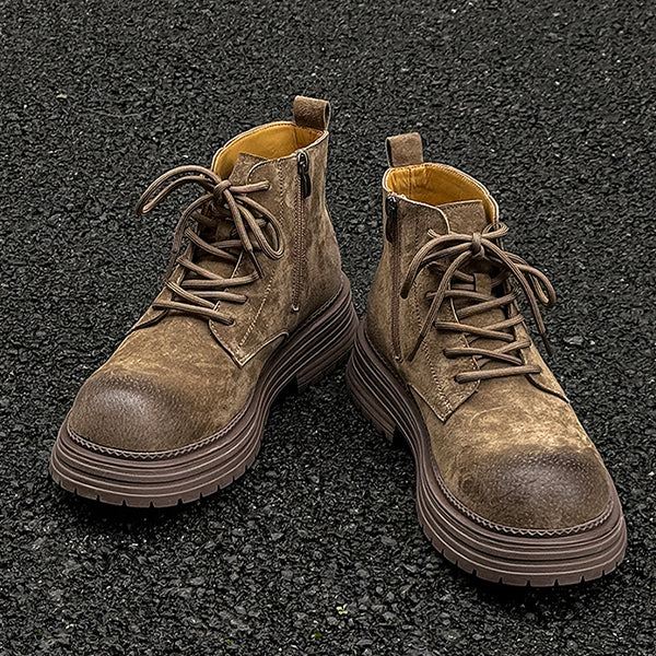 MEN'S VERSATILE SUEDE WORK BOOTS 01644657YL – Manusual